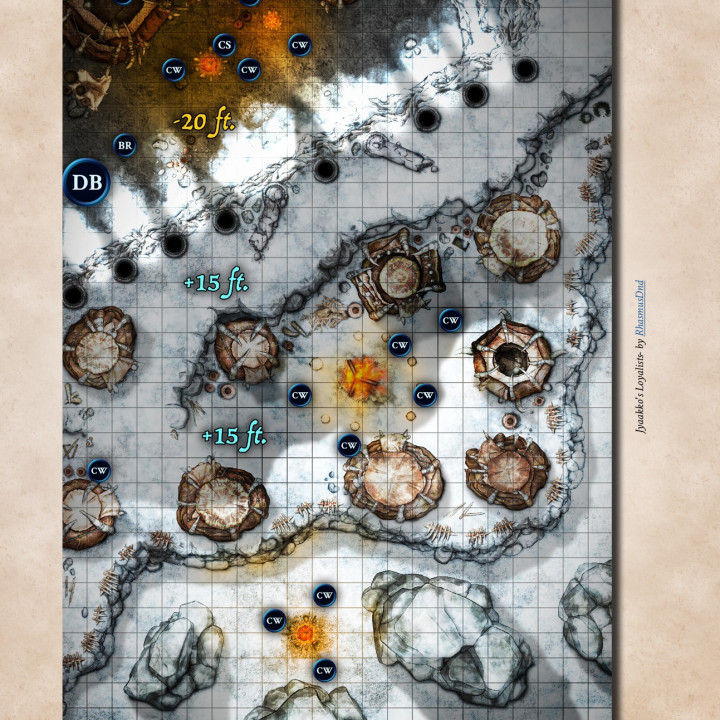 3D Printable Howling Peaks (5e Adventure) by Mammoth Factory