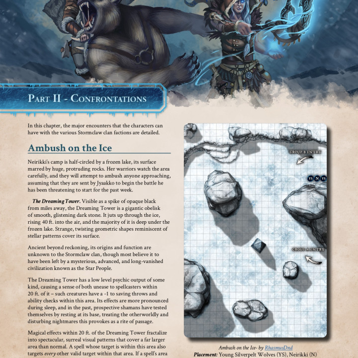 3D Printable Howling Peaks (5e Adventure) by Mammoth Factory