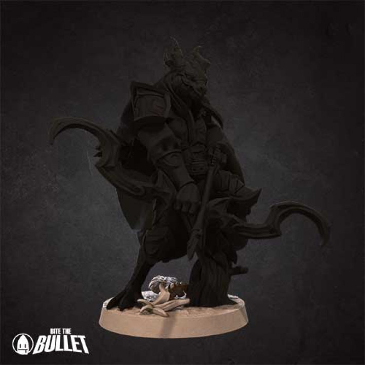 3D Printable Dragonborn Ranger (2 Versions) by Bite the Bullet