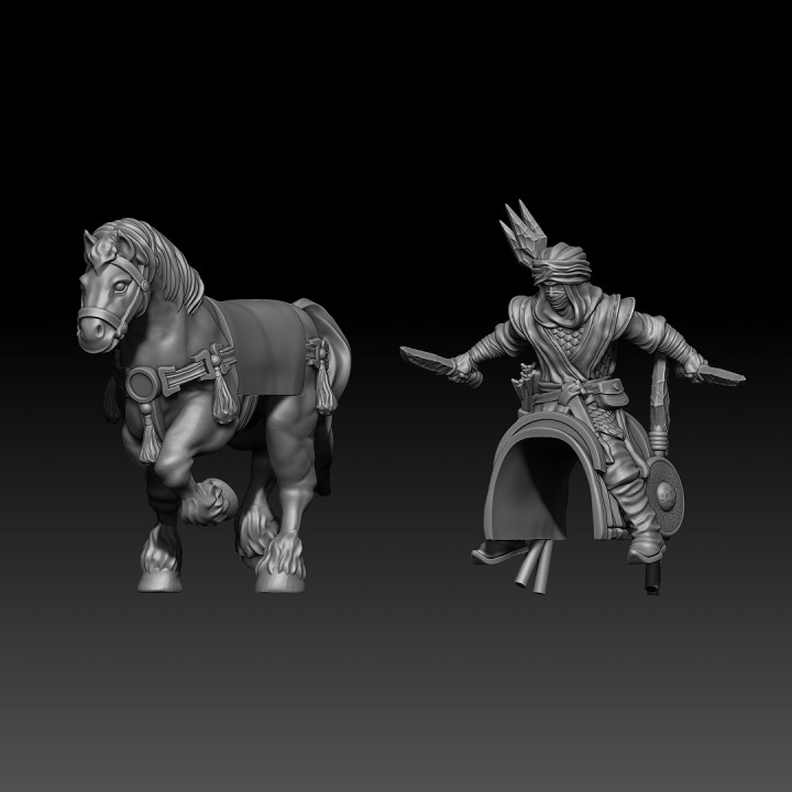 3D Printable Mounted Desert Dagger Warriors Desert Shadow Dagger Mount ...