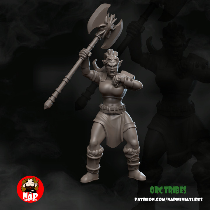 3D Printable Nap Miniatures - April release - Orc Tribes by Nap Miniatures by Nacho Nogués Requena