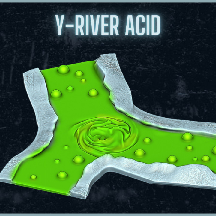 3D Printable Acid-River by agostini
