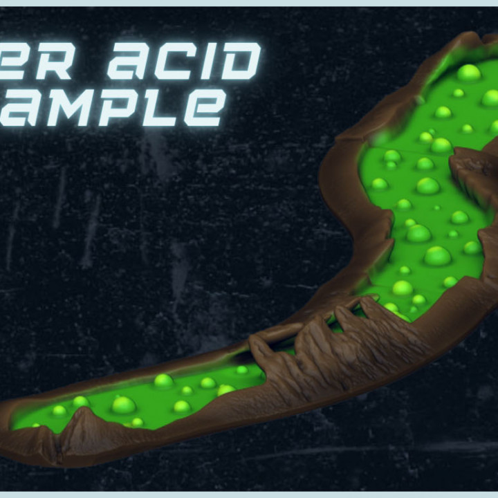 3D Printable Acid-River by agostini