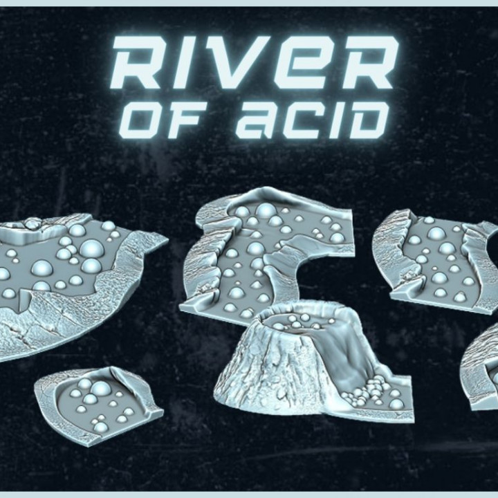 3D Printable Acid-River by agostini