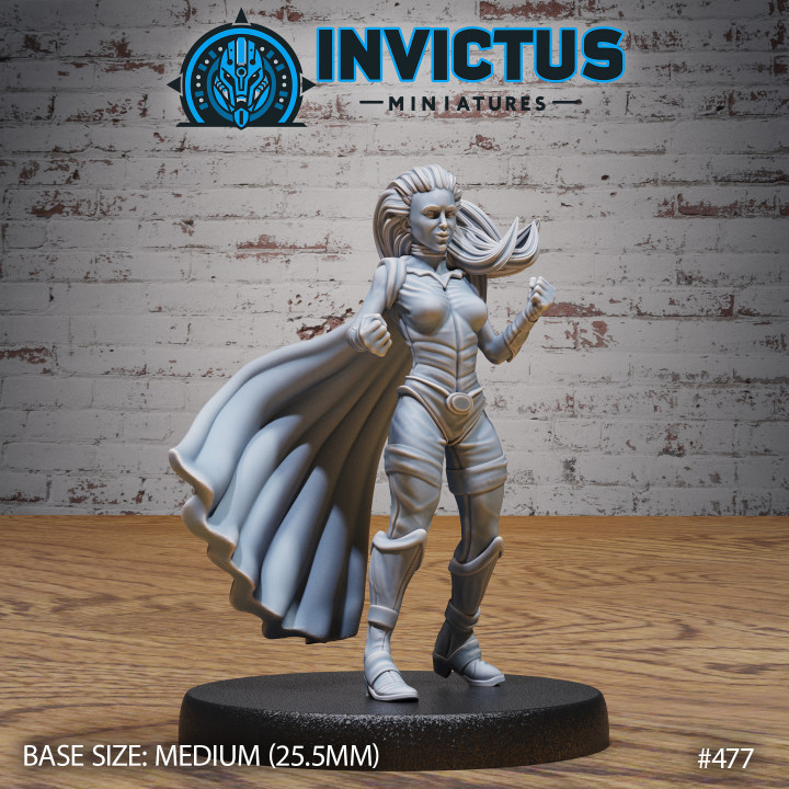 3D Printable Ultra Woman / Cyberpunk Humanoid Hero / Superhero ...