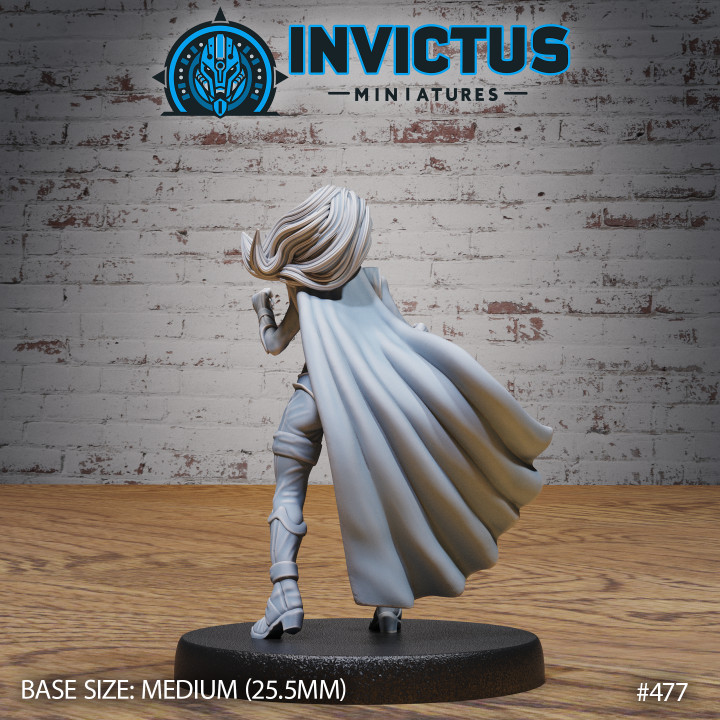 3D Printable Ultra Woman / Cyberpunk Humanoid Hero / Superhero ...