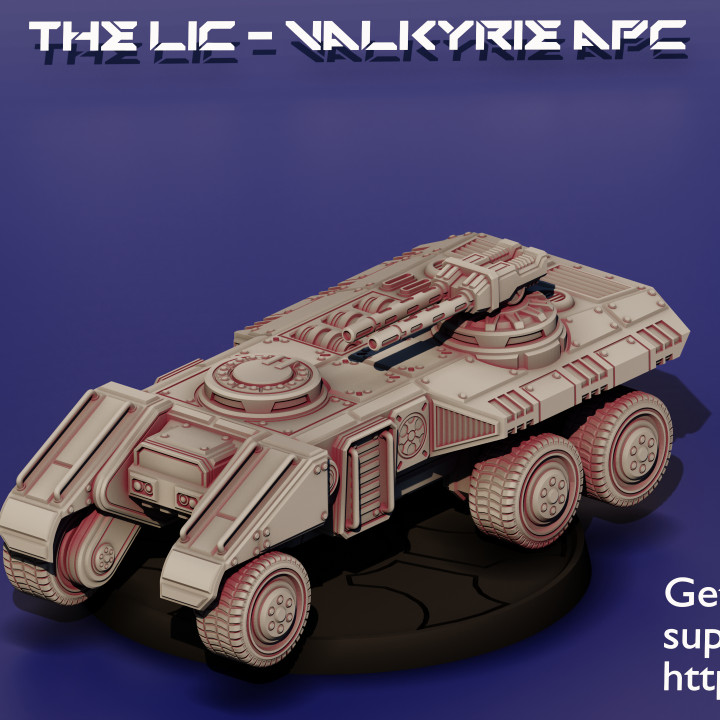 3D Printable The LIC - Valkyrie APC - GDI Inspired Troop Transport by ...