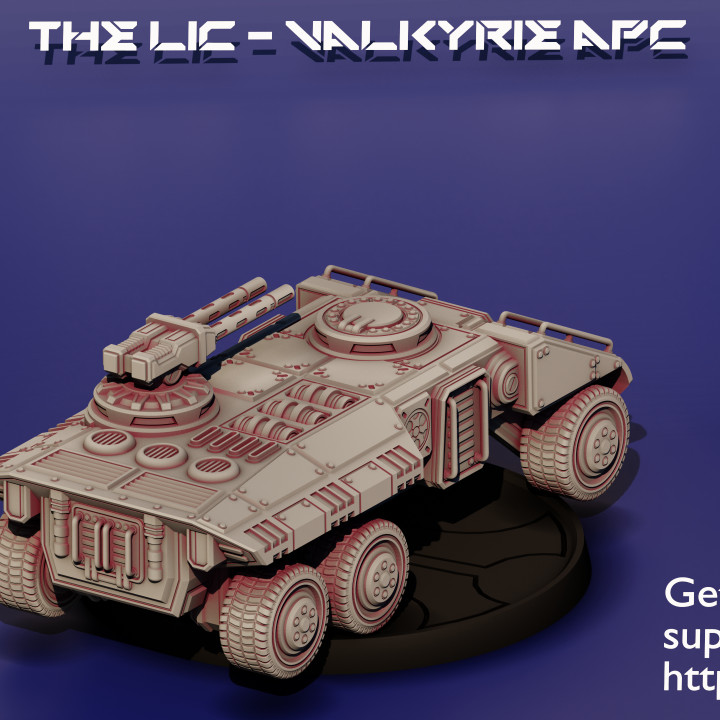 3D Printable The LIC - Valkyrie APC - GDI Inspired Troop Transport by ...
