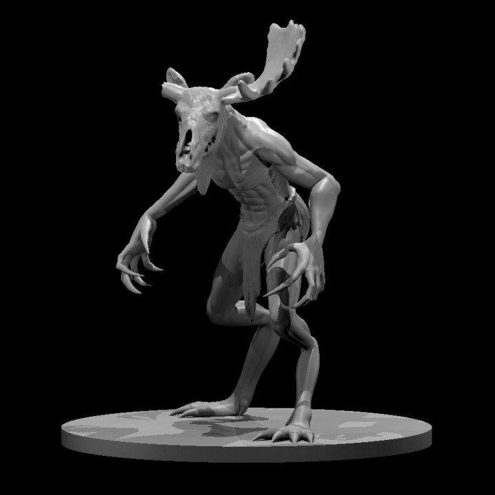 3D Printable Forest Horror by Miguel Zavala