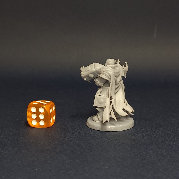 3D Printable Death Paladin - 32mm scale pre-supported miniature by ...