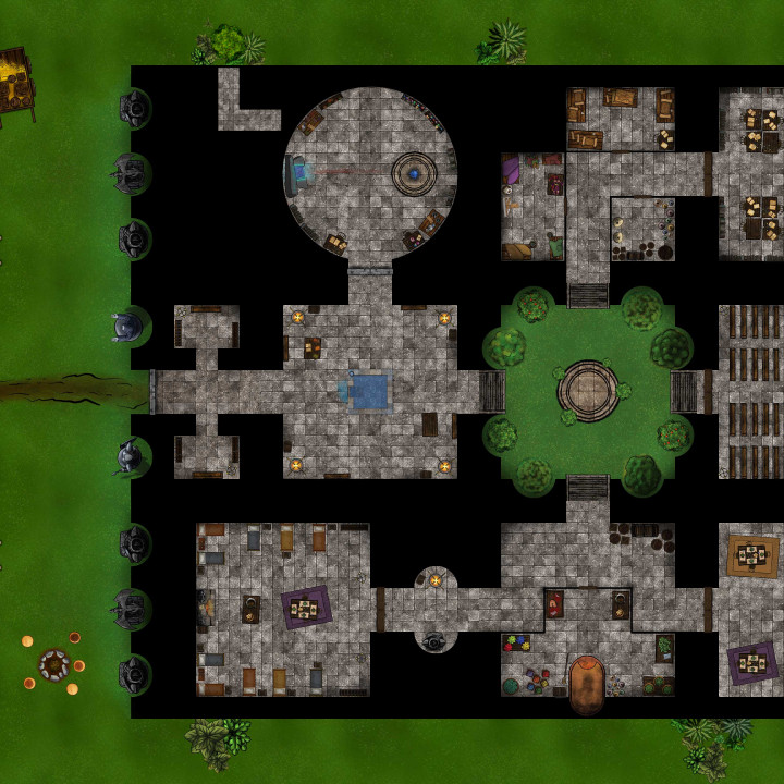 3D Printable Massive Maps 4 - Digital Fantasy DnD Terrain Battle Maps ...