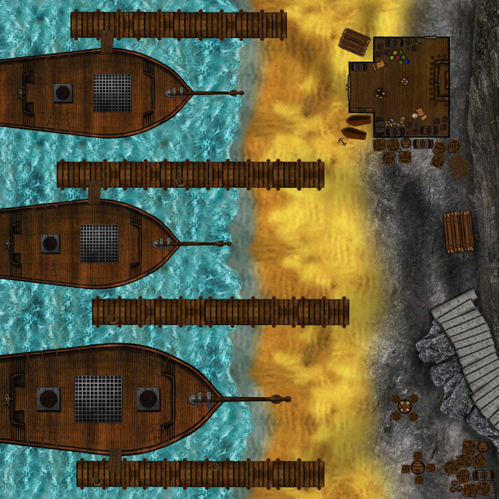 3D Printable Massive Maps 4 - Digital Fantasy DnD Terrain Battle Maps ...