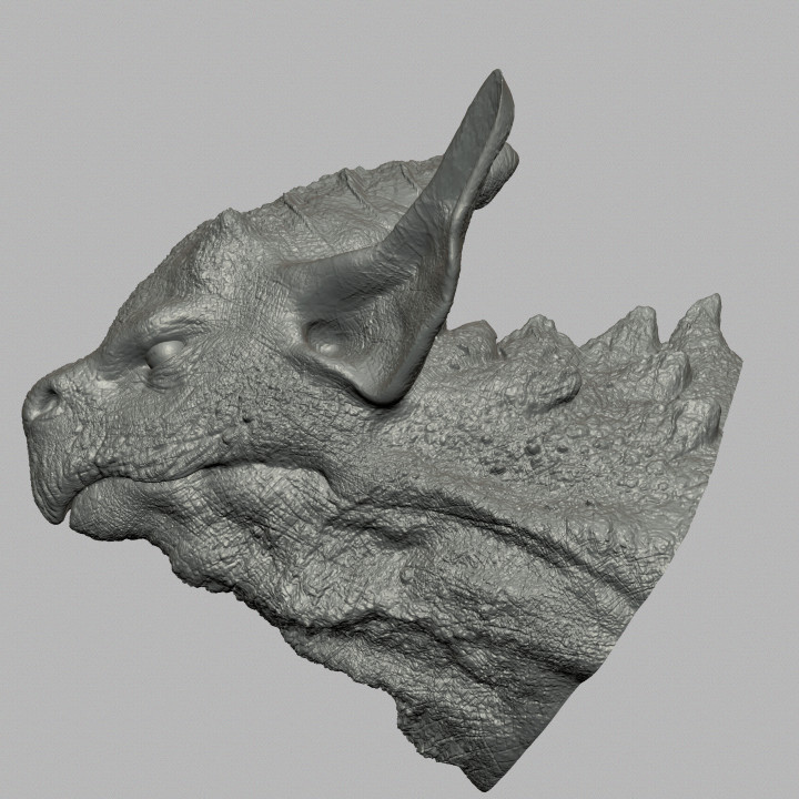 3D Printable FREE Creature Head sculpt by Seanachi SFX