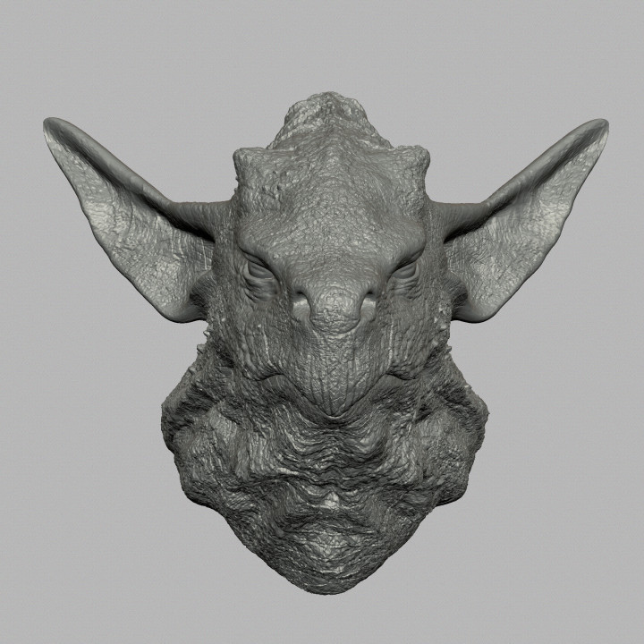 3D Printable FREE Creature Head sculpt by Seanachi SFX