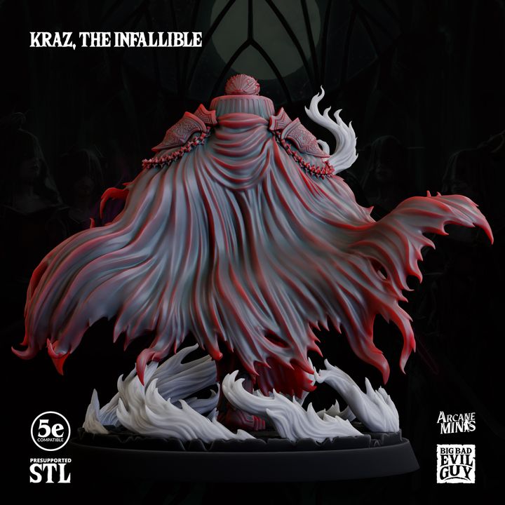 3D Printable Kraz, The Infallible - Complete Bundle by Big Bad Evil Guy