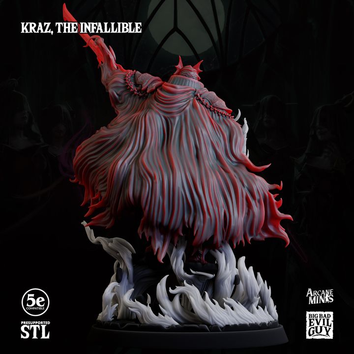 3D Printable Kraz, The Infallible - Complete Bundle by Big Bad Evil Guy
