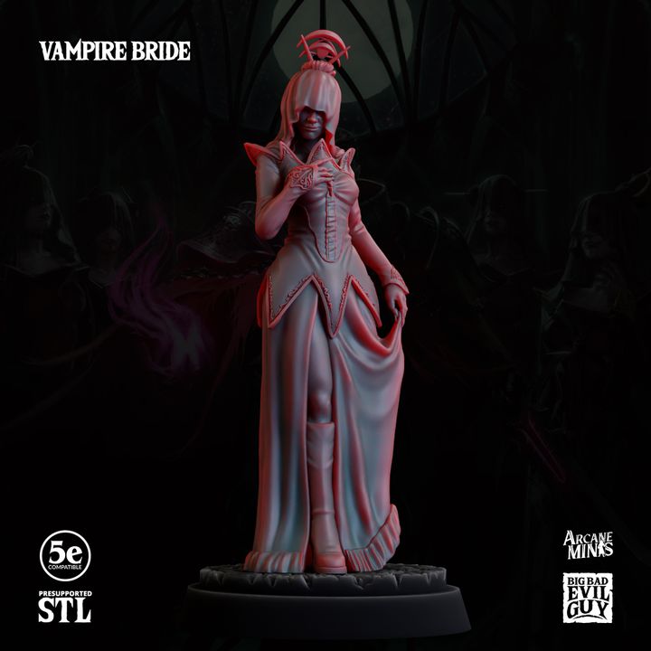 3D Printable Vampire Brides of Kraz by Big Bad Evil Guy