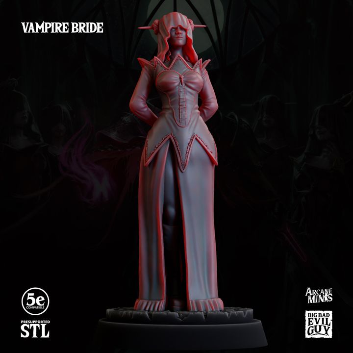3D Printable Vampire Brides of Kraz by Big Bad Evil Guy