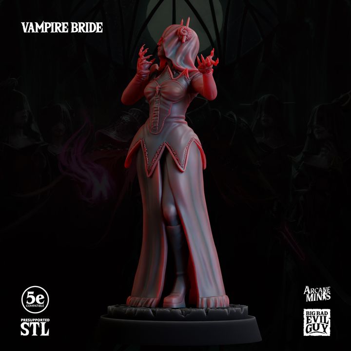 3D Printable Vampire Brides of Kraz by Big Bad Evil Guy