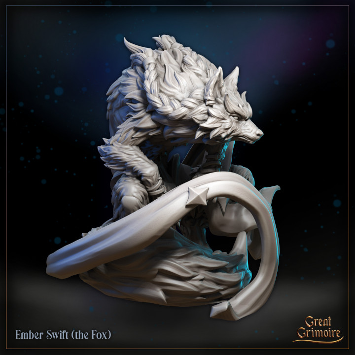 3D Printable Ember Swift (the Fox) by Great Grimoire