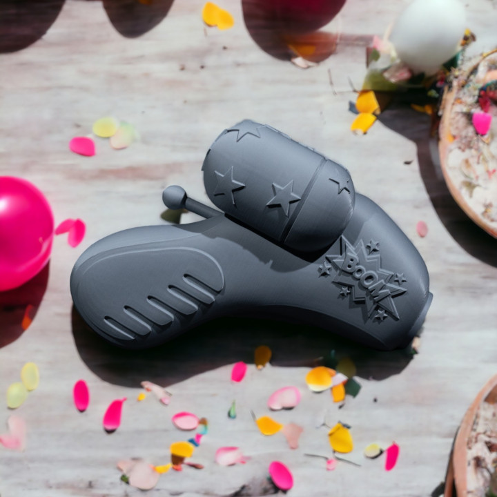 3D Printable Confetti Gun by Stlflix