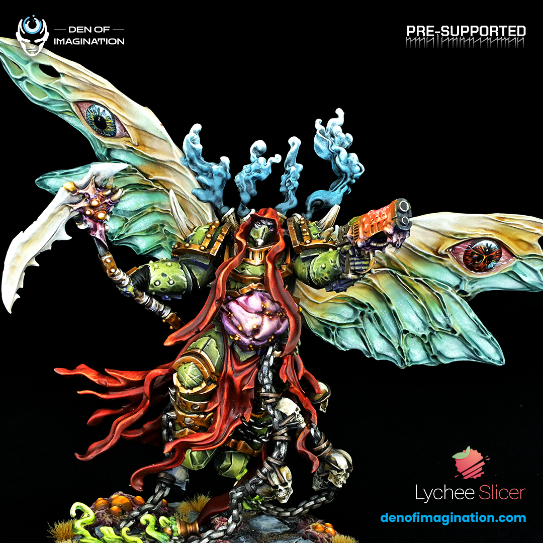 3D Printable Chaos Plague - Tiberius Avatar of Blight by WildMesh