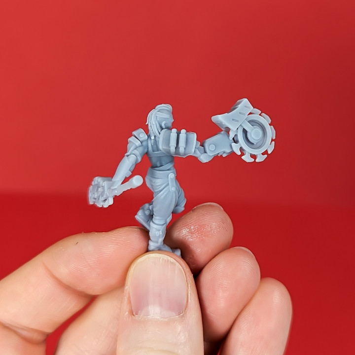 3D Printable Pit Fighters x2 by Print Minis
