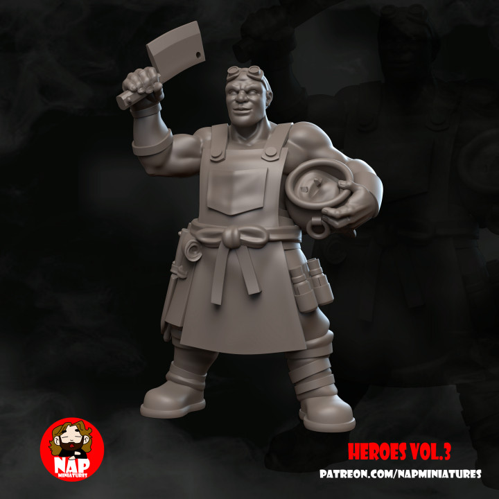 3D Printable Artificer Chef Goliath by Nap Miniatures by Nacho Nogués ...
