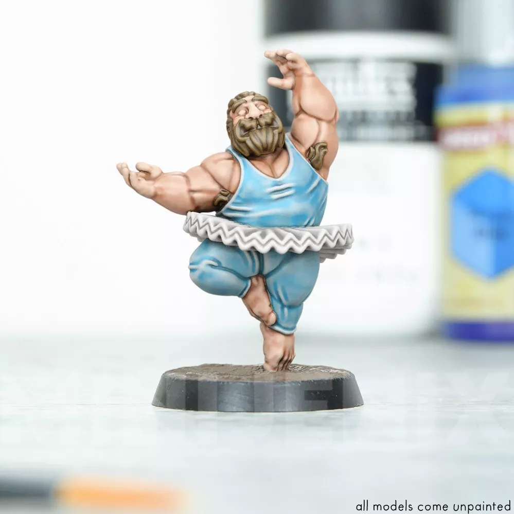 3D Printable Bobby Iveron [PRE-SUPPORTED] Dancer Dwarf Tatoo by ...