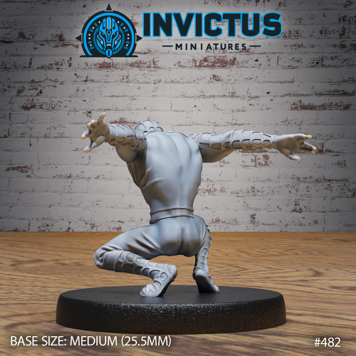 3D Printable Web Hero / Cyberpunk Humanoid Spider / Superhero ...