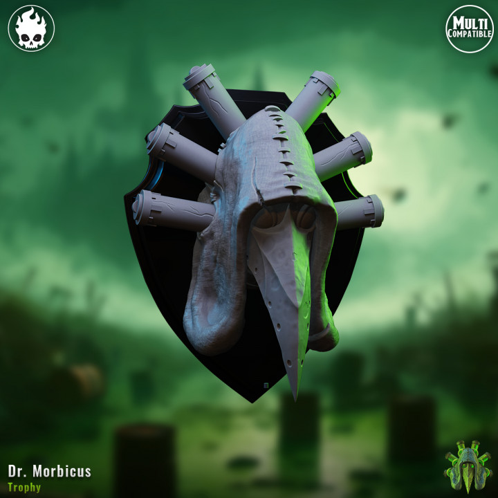 3D Printable Dr. Morbicus - Trophy by Fleshcraft Studio