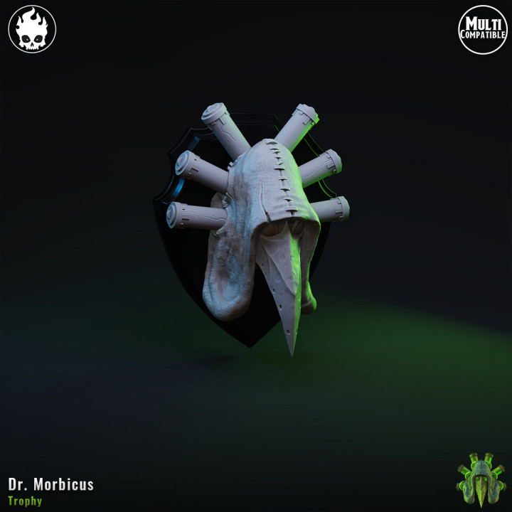 3D Printable Dr. Morbicus - Trophy by Fleshcraft Studio