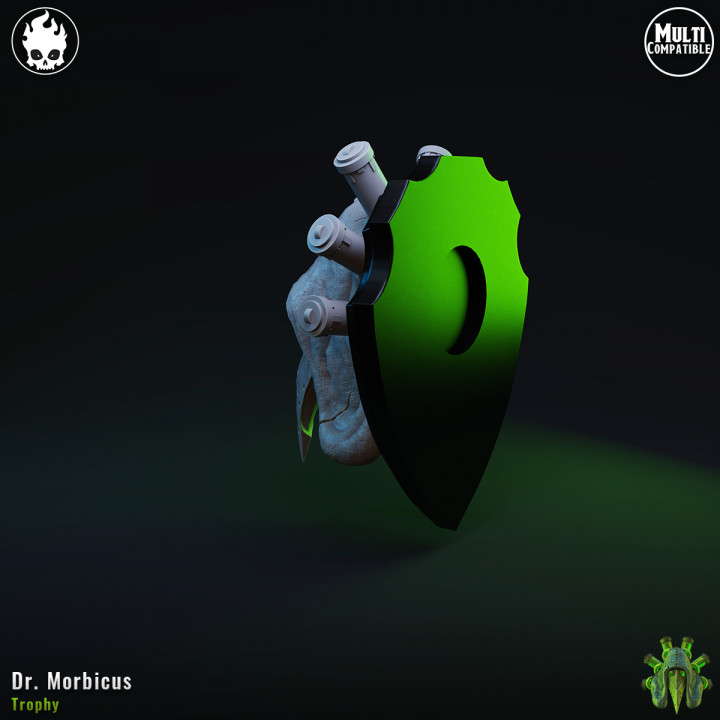 3D Printable Dr. Morbicus - Trophy by Fleshcraft Studio
