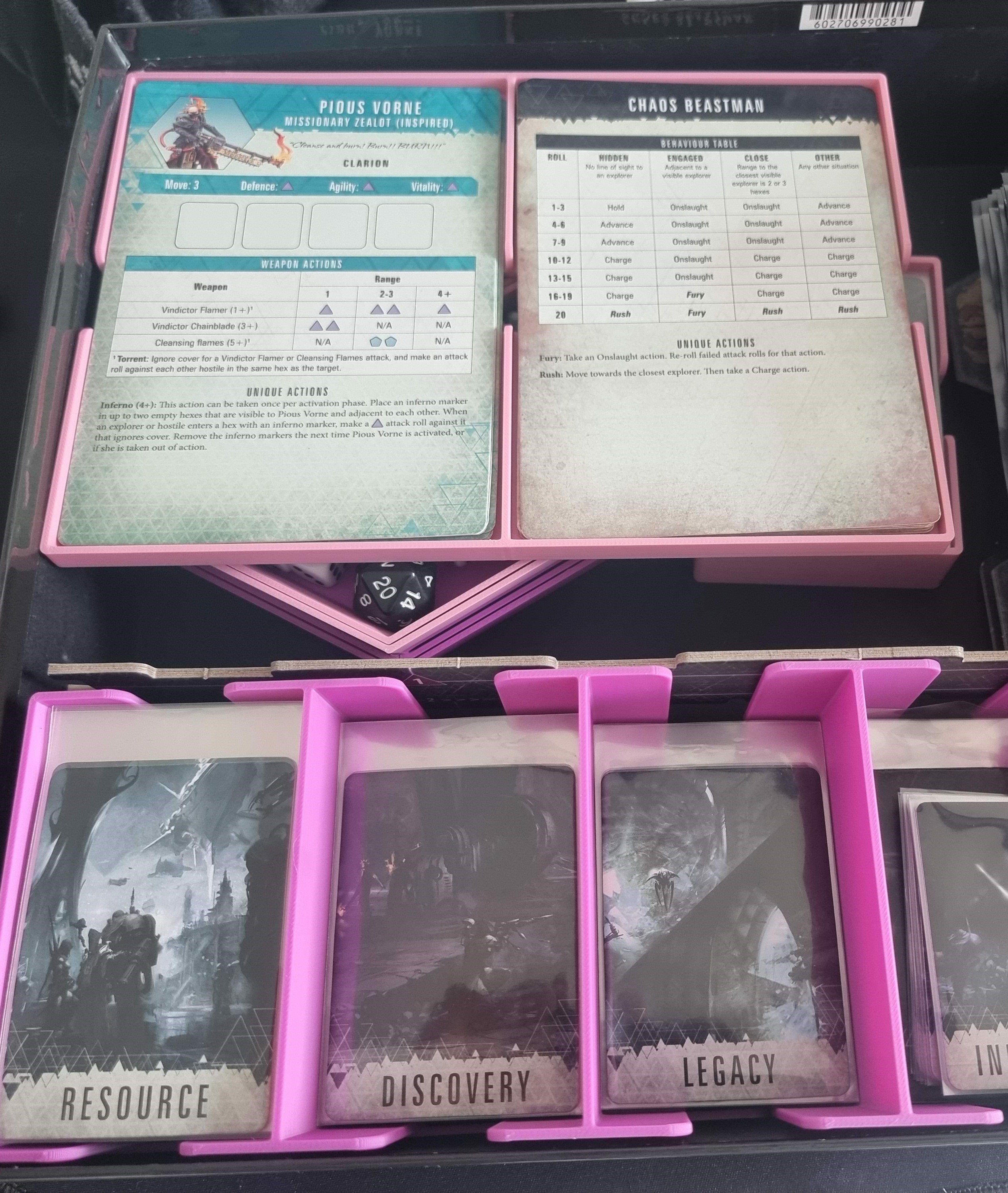 3D Printable Card trays - any size - all cards supported, sleeved and ...