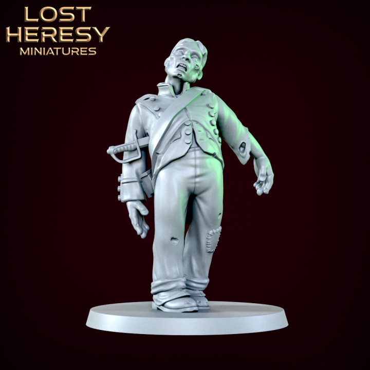 3D Printable Napoleonic Zombies 1 by Lost Heresy Miniatures