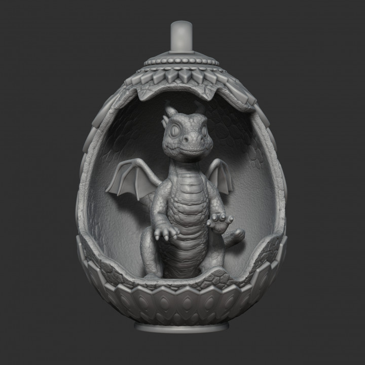 3D Printable Box, dragon v1 by Aronon