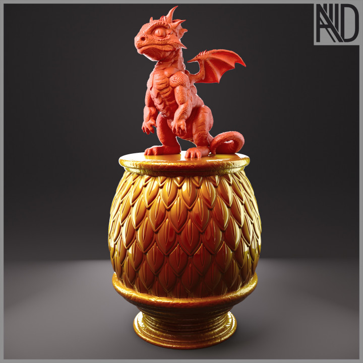 3D Printable Box, dragon v2 by Aronon