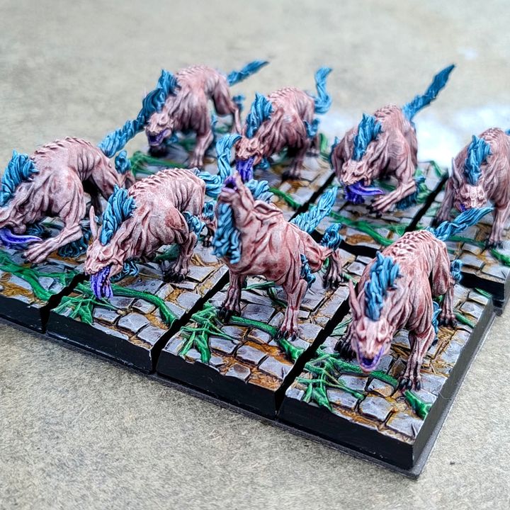 3D Print of Wild Wargs by davidsjoblom