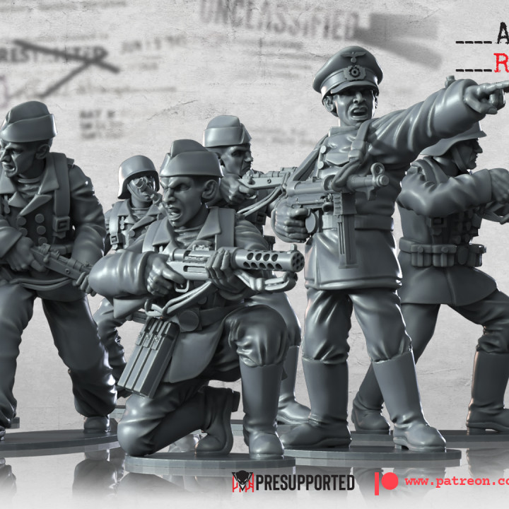 3D Printable WW2 German Kriegsmarines by BattleCat Miniatures