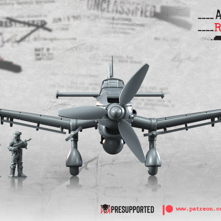 3D Printable WW2 German Junkers JU 87 by BattleCat Miniatures