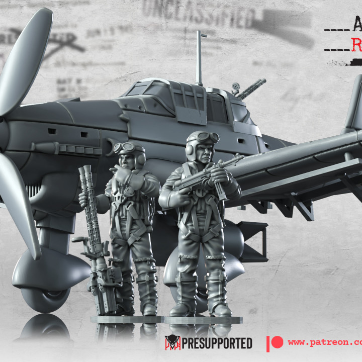 3D Printable WW2 German Junkers JU 87 by BattleCat Miniatures