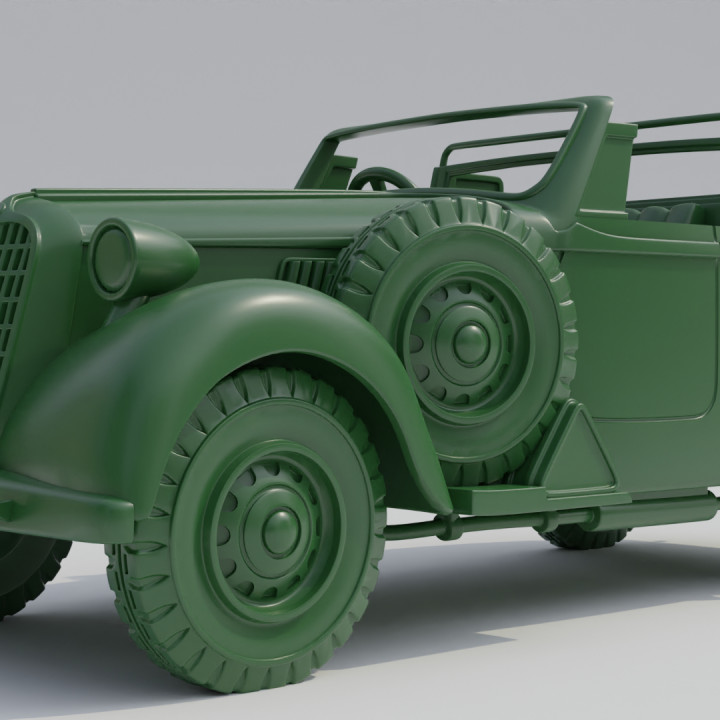 3D Printable Alfa Romeo 6C 2500 Coloniale (open + close top) (Italy ...