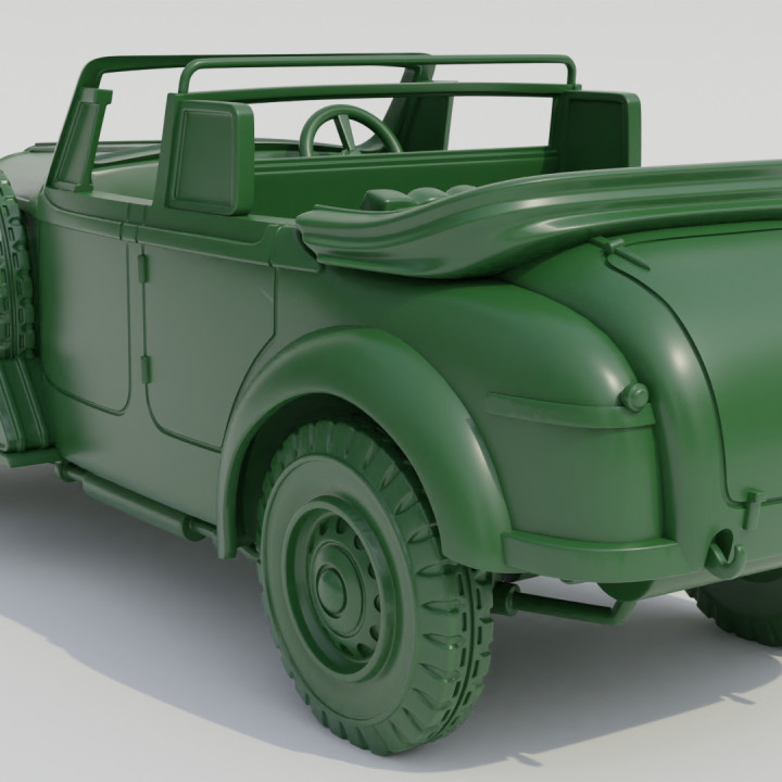 3D Printable Alfa Romeo 6C 2500 Coloniale (open + close top) (Italy ...