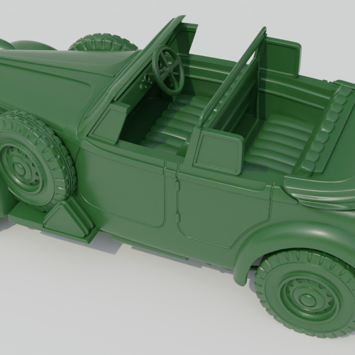 3D Printable Alfa Romeo 6C 2500 Coloniale (open + close top) (Italy ...