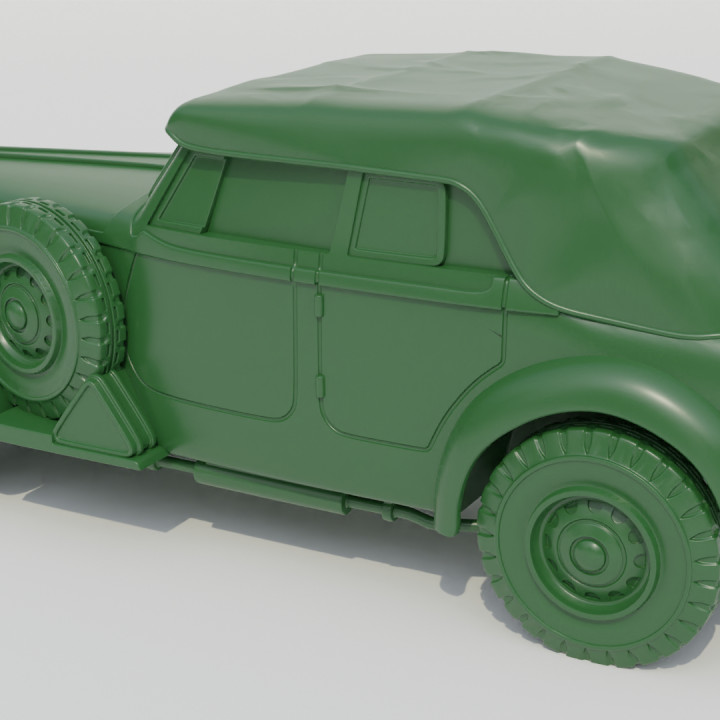 3D Printable Alfa Romeo 6C 2500 Coloniale (open + close top) (Italy ...