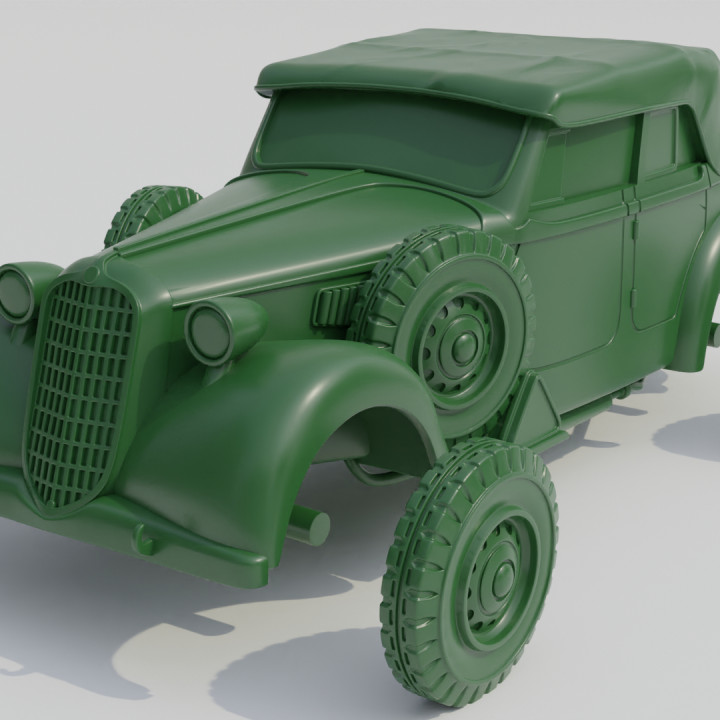 3D Printable Alfa Romeo 6C 2500 Coloniale (open + close top) (Italy ...