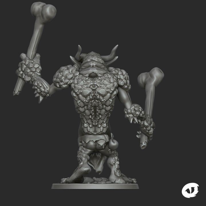 3D Printable Bone Lord Troll by Insight Miniatures