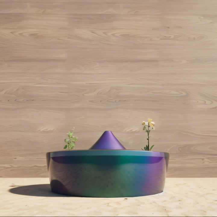 3D Printable CIRCLE BENCH2 by Nana File3D