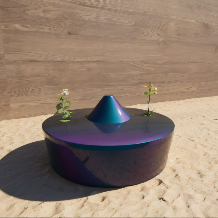 3D Printable CIRCLE BENCH2 by Nana File3D