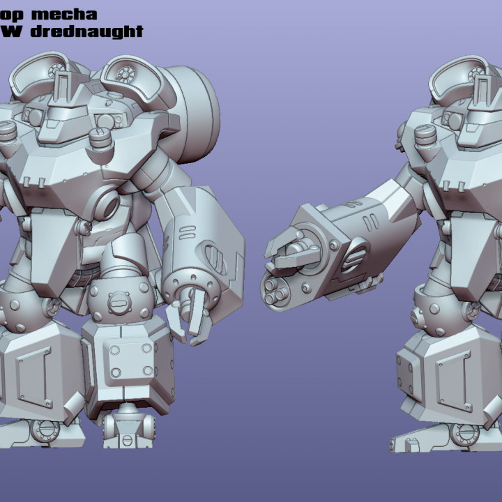 3D Printable Madox Mecha by Gaz Minis
